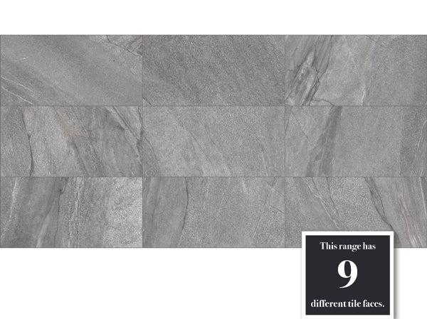 Newton Grey 2CM 60x120 Outdoor Porcelain Tile - Cut Sample - Stiled.com