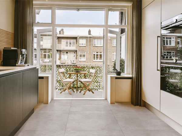 Soho Silver 1cm 90x90 Porcelain Tile - Stiled.com