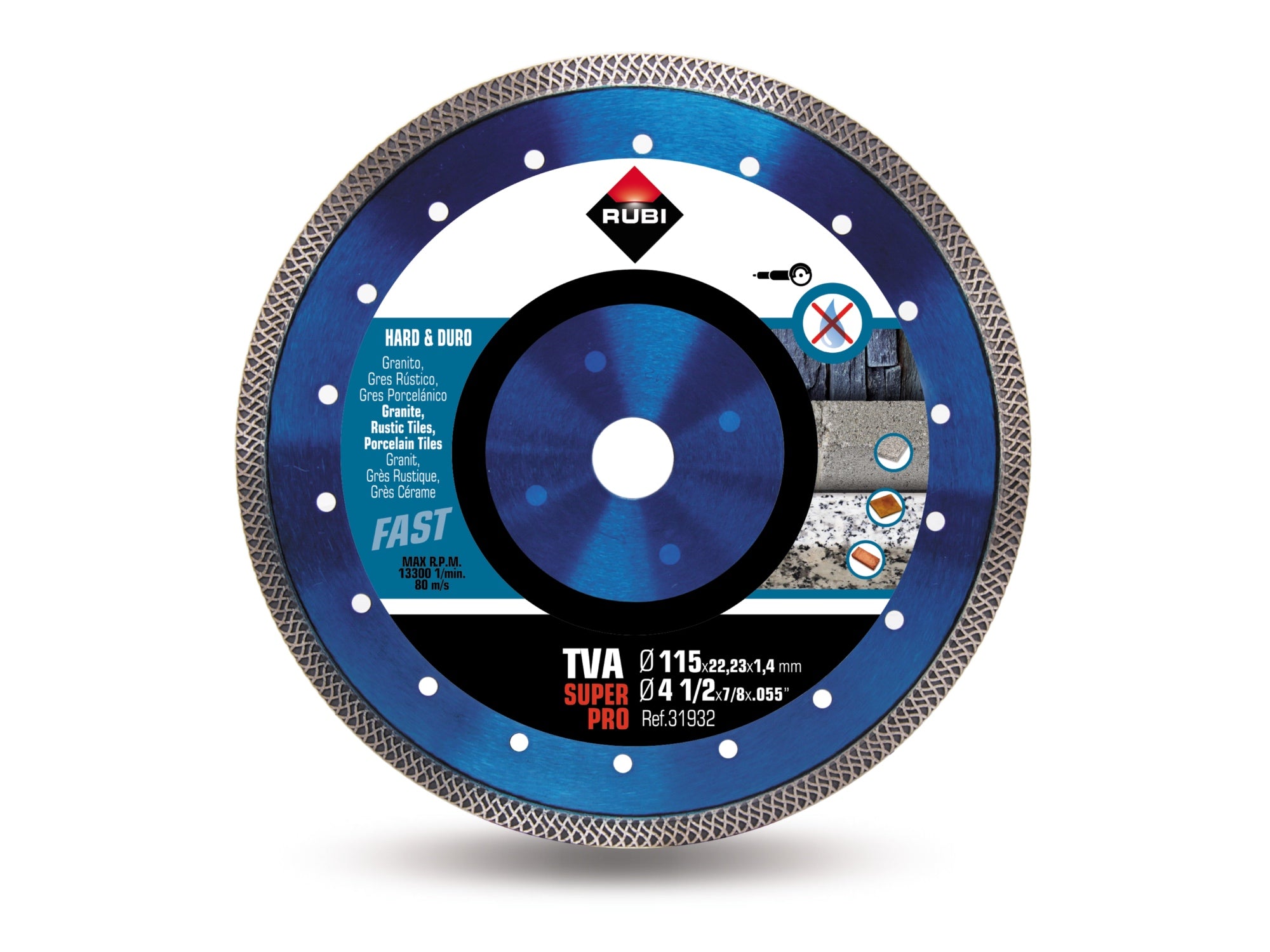 Rubi TVA 115 SuperPro Diamond Blade - Stiled.com